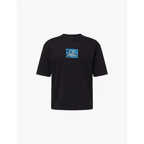 C.P. COMPANY Tile-print Cotton T-shirt