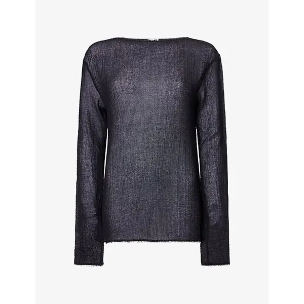 RUOHAN Alba Semi-sheer Wool Top