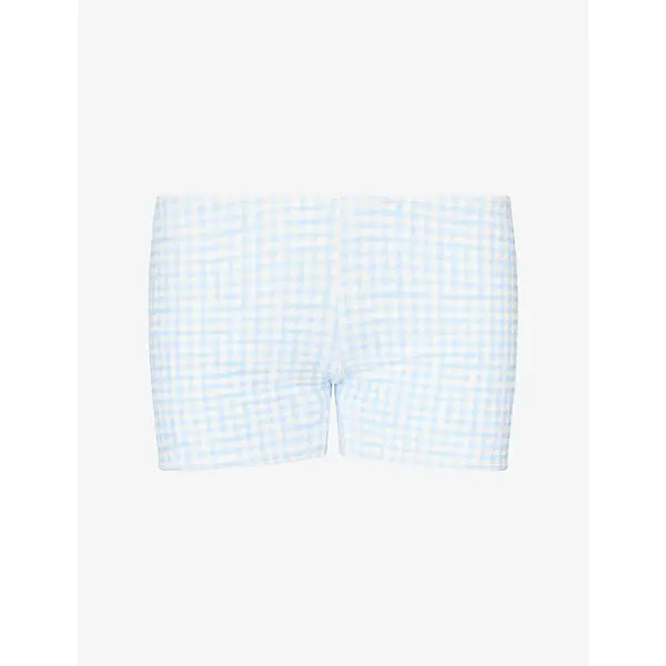 Monday Swimwear Cali Checked Swim Shorts