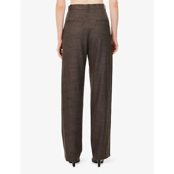 Camilla And Marc Verna Straight-leg Wool-blend Trousers