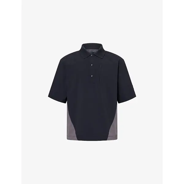 MANORS Shooter Branded Stretch-woven Polo Shirt