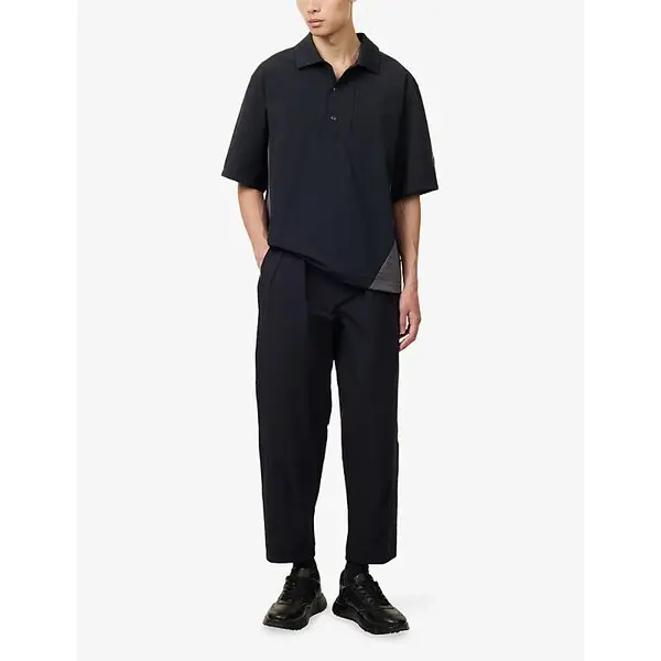 MANORS Shooter Branded Stretch-woven Polo Shirt