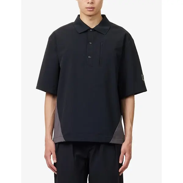 MANORS Shooter Branded Stretch-woven Polo Shirt