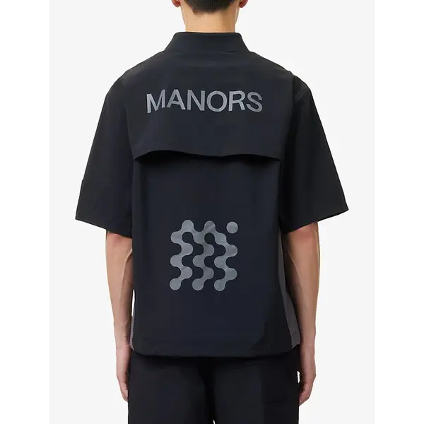 MANORS Shooter Branded Stretch-woven Polo Shirt