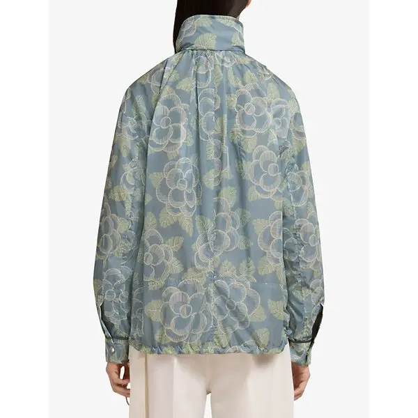 Marni Printed Nylon Windbreaker Jacket