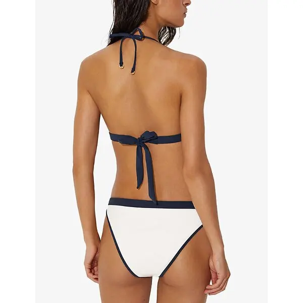 REISS Saskia Triangle Bikini Top