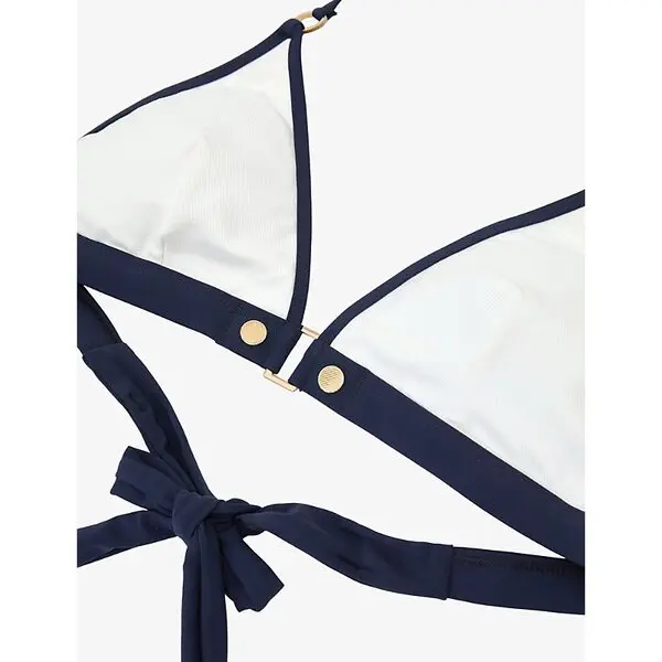 REISS Saskia Triangle Bikini Top