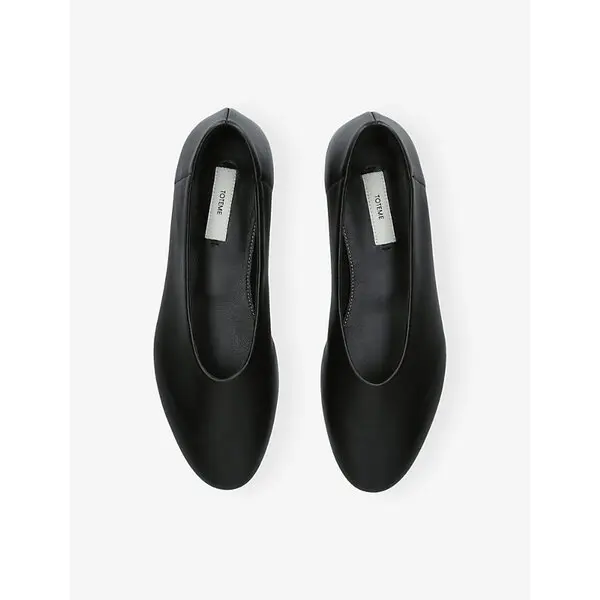 TOTEME Leather Ballet Flats
