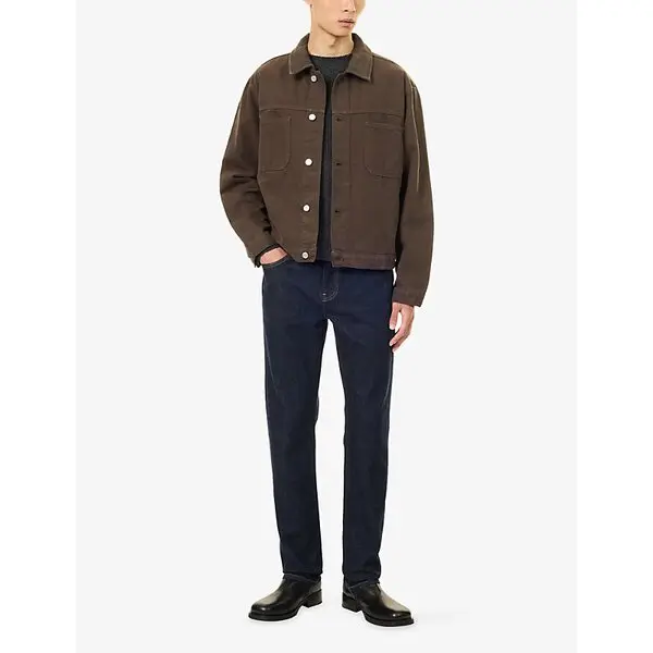 FRAME Modern Straight Slim-fit Denim Jeans - Infinite Navy