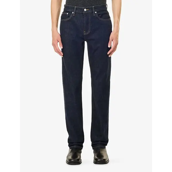 FRAME Modern Straight Slim-fit Denim Jeans - Infinite Navy