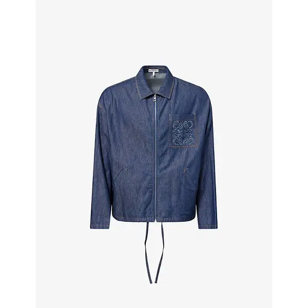 Loewe Anagram-embroidered Denim Jacket