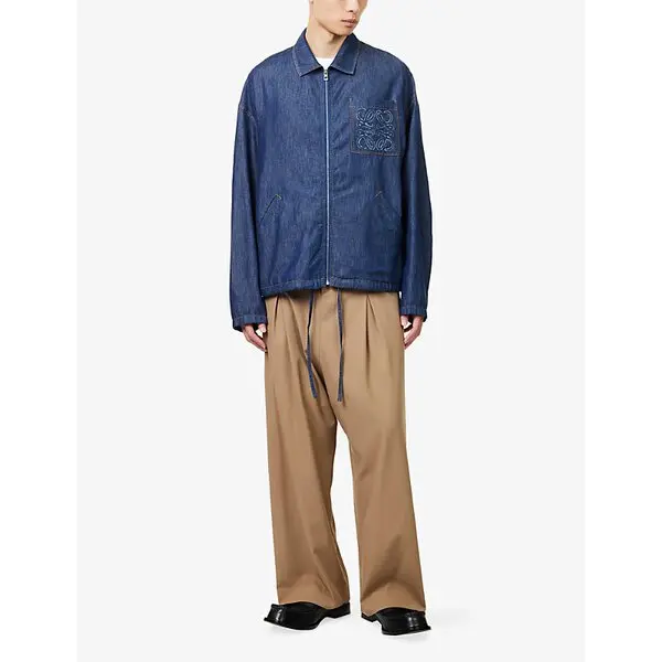 Loewe Anagram-embroidered Denim Jacket