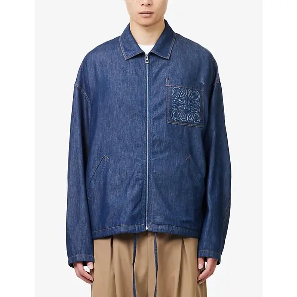 Loewe Anagram-embroidered Denim Jacket