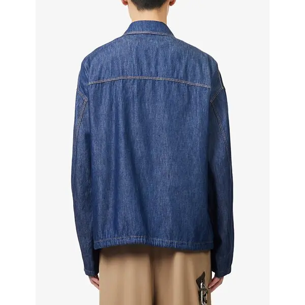 Loewe Anagram-embroidered Denim Jacket