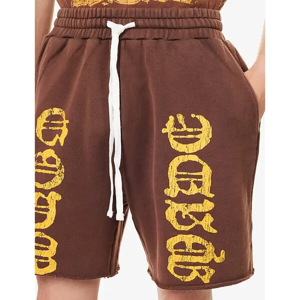 GODMADE Rise Logo Cotton Shorts