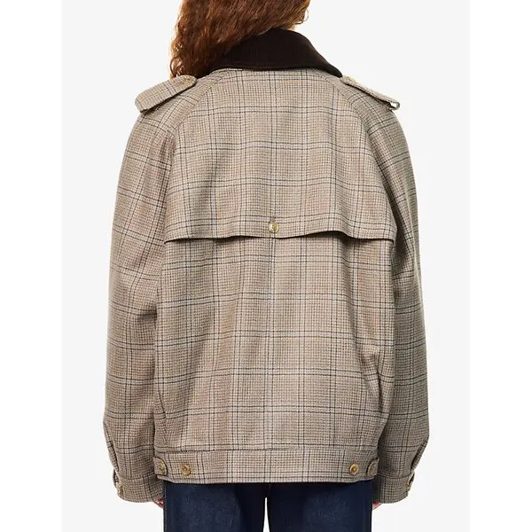 BLAZÉ MILANO Saona Chausie Padded Virgin-wool Trench Jacket - Beige