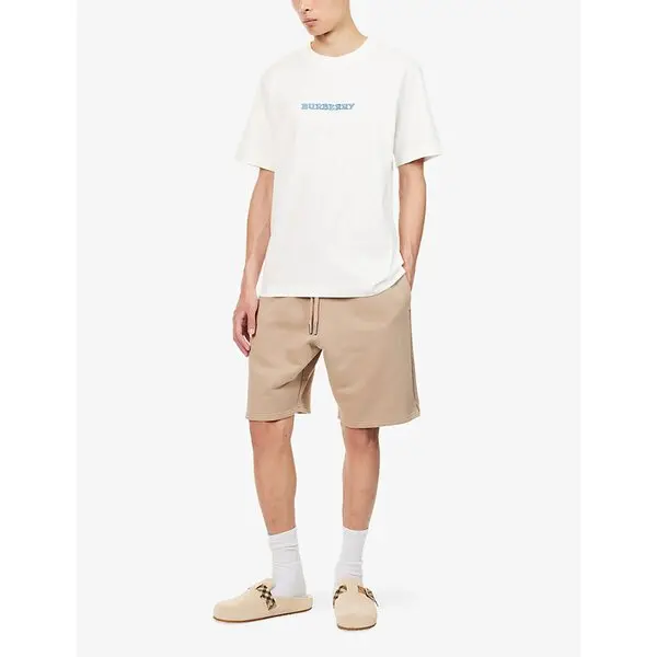 Burberry Heritage Logo Cotton-jersey T-shirt
