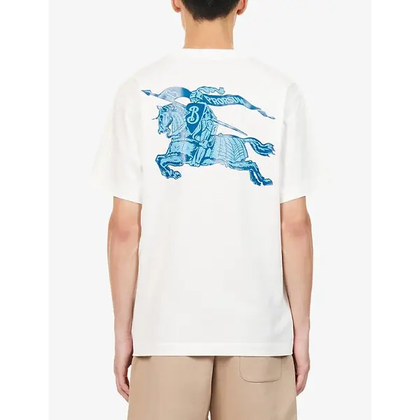 Burberry Heritage Logo Cotton-jersey T-shirt