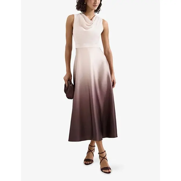 PHASE EIGHT Cheryl Ombre Woven Maxi Dress