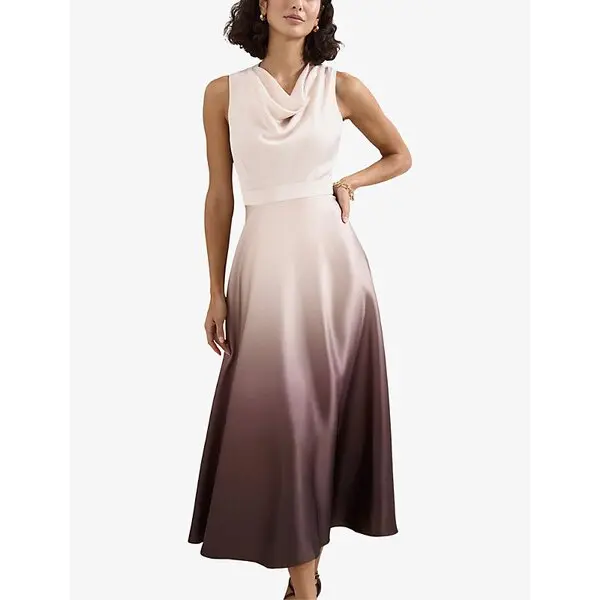 PHASE EIGHT Cheryl Ombre Woven Maxi Dress