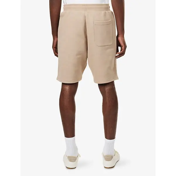 AMI Paris Logo-stitch Cotton Sweat Shorts