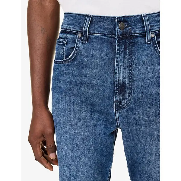 7 For All Mankind Modern Straight-leg Denim Jeans