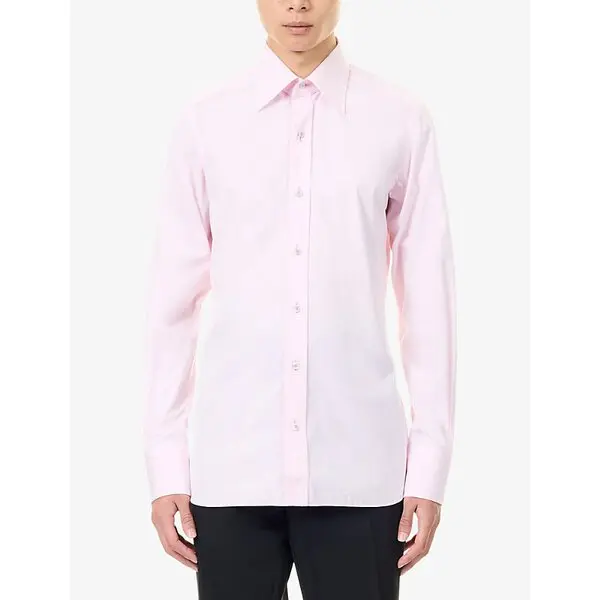 TOM FORD Slim Fit Cotton-poplin Shirt
