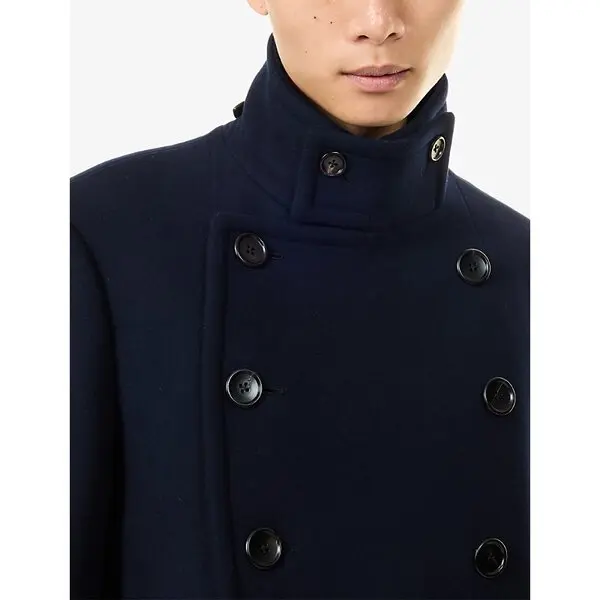 TOM FORD Double-breasted Wool-felt Military Coat