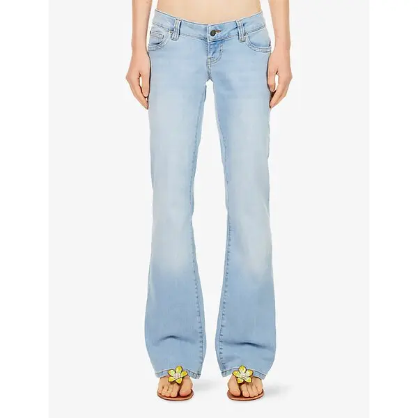JADED LONDON Low-rise Skinny Bootcut Jeans - Blue