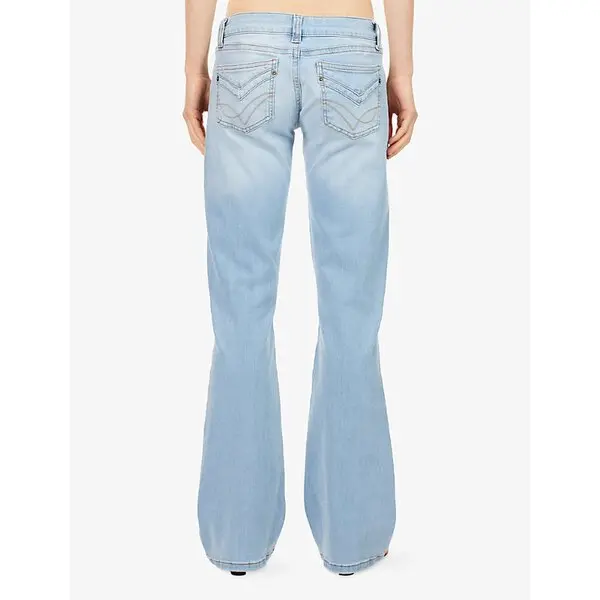 JADED LONDON Low-rise Skinny Bootcut Jeans - Blue