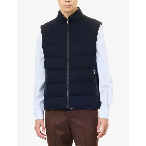 Corneliani Padded Cashmere Gilet