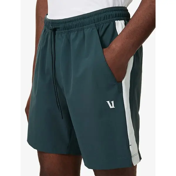 Vuori Crosscourt Pro Logo-print Woven Shorts