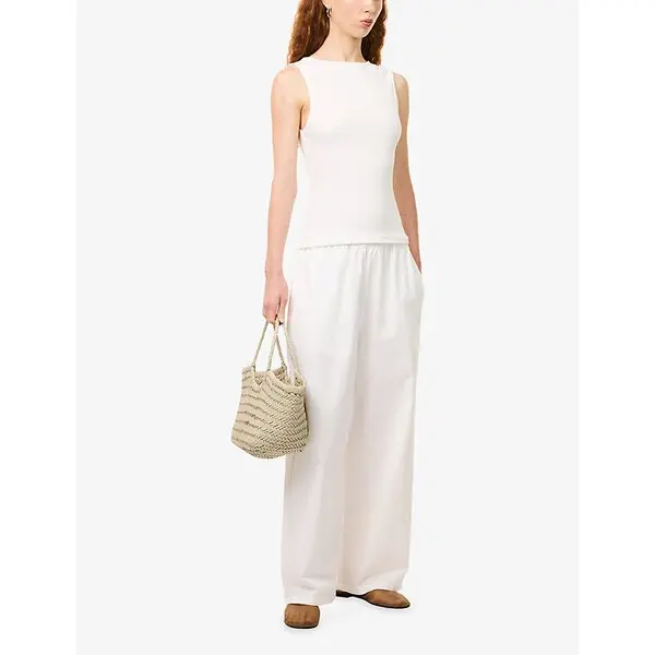 Dissh Amara Rib-knit Cotton-blend Tank Top