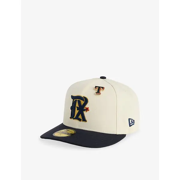 New Era 59fifty Mlb Pin Texas Rangers Baseball Cap - Navy