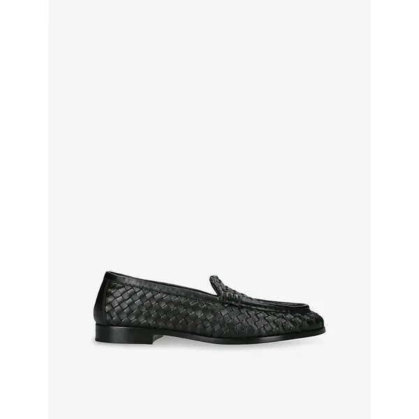 Bottega Veneta Silenzio Leather Loafers