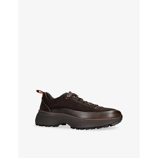 Santoni Bounce Trek Suede Trainers