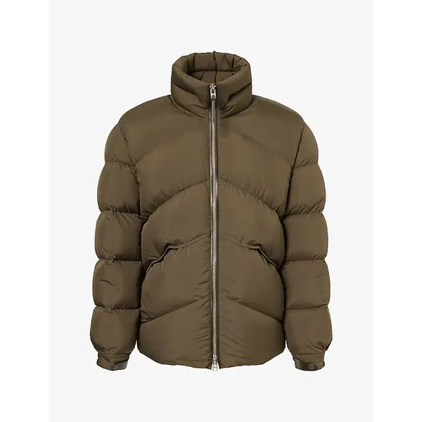 TOM FORD High-neck Down Puffer Jacket - Teak