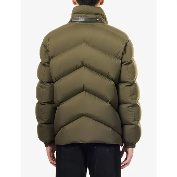 TOM FORD High-neck Down Puffer Jacket - Teak