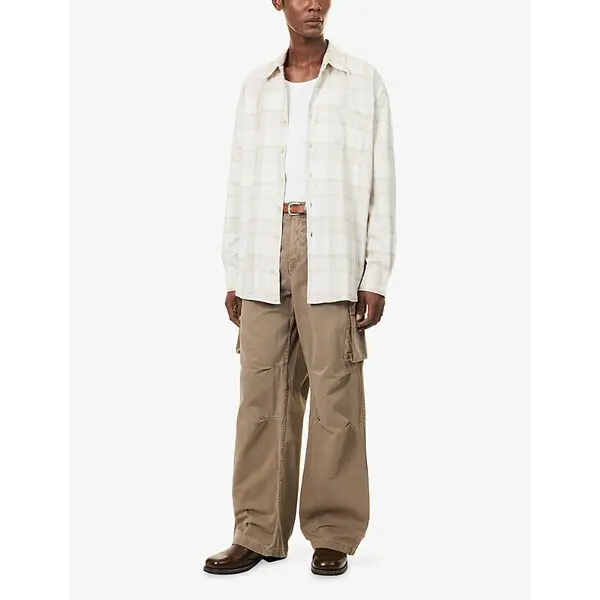 Our Legacy Mount Cargo Wide-leg Denim Trousers