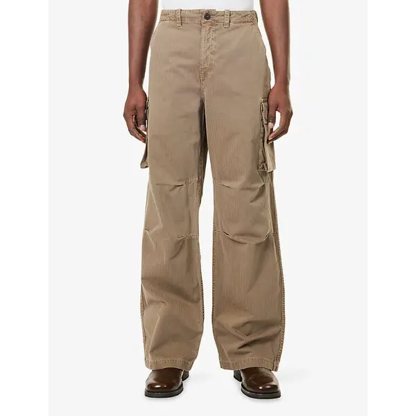 Our Legacy Mount Cargo Wide-leg Denim Trousers