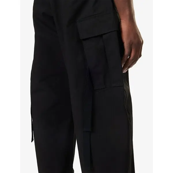 Sacai Belted Ripstop Cotton-blend Cargo Trousers