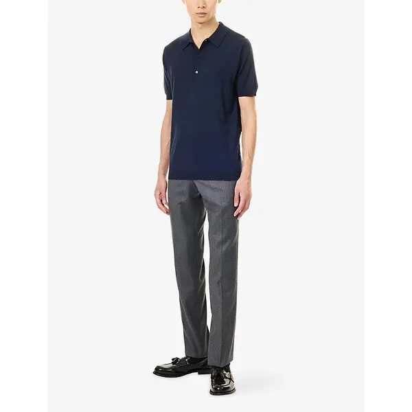 John Smedley Short-sleeve Merino-wool Polo Shirt