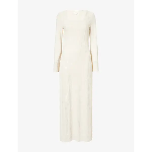 4TH & RECKLESS Livoria Square-neck Jersey Maxi Dress