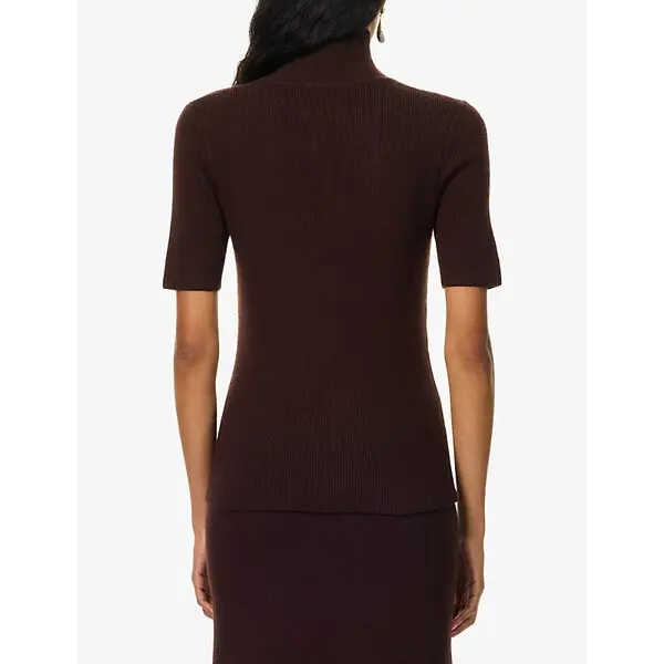 ZANKOV Silvina Buckle-embellished Wool Top