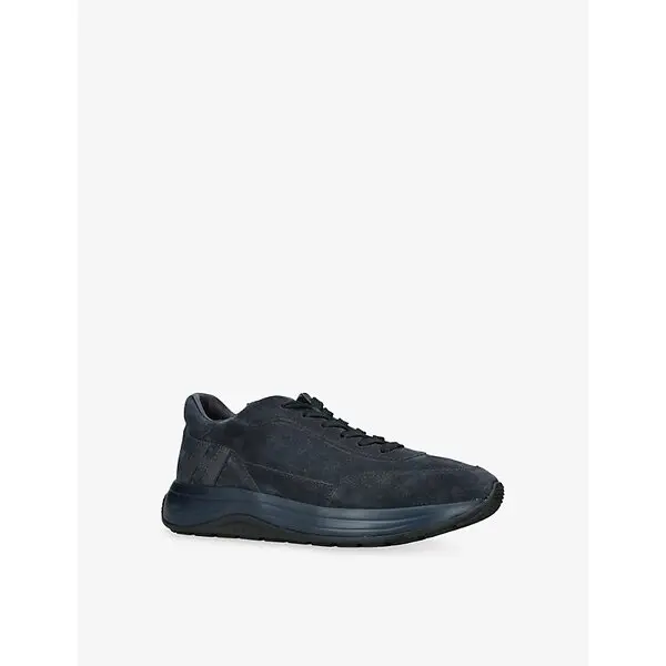 Hogan Allacciato Suede And Leather Trainers