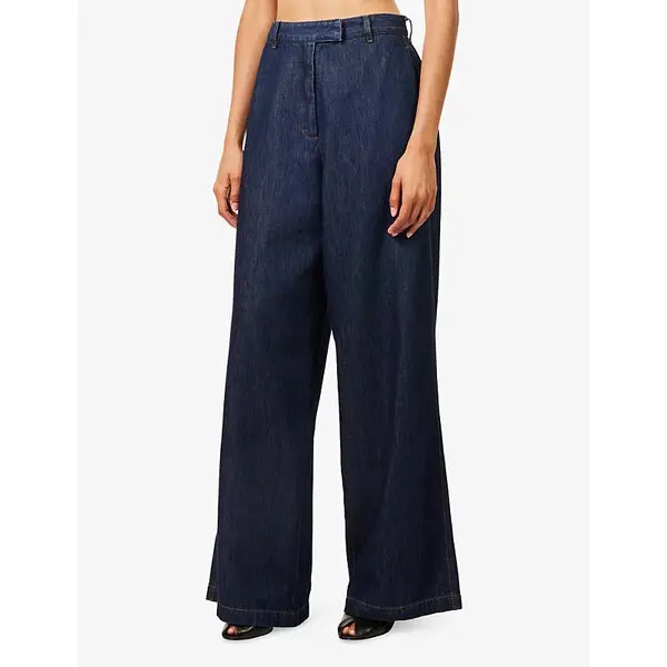 Dries Van Noten Penn Wide-leg Denim Jeans