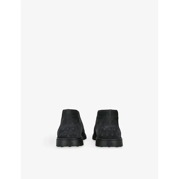TOD'S Suede Lace-up Desert Boots