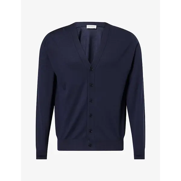 John Smedley Long-sleeve Merino-wool Cardigan