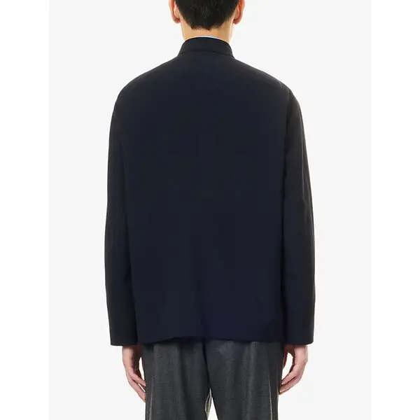 Giorgio Armani Tonal Stripe Virgin Wool Jacket