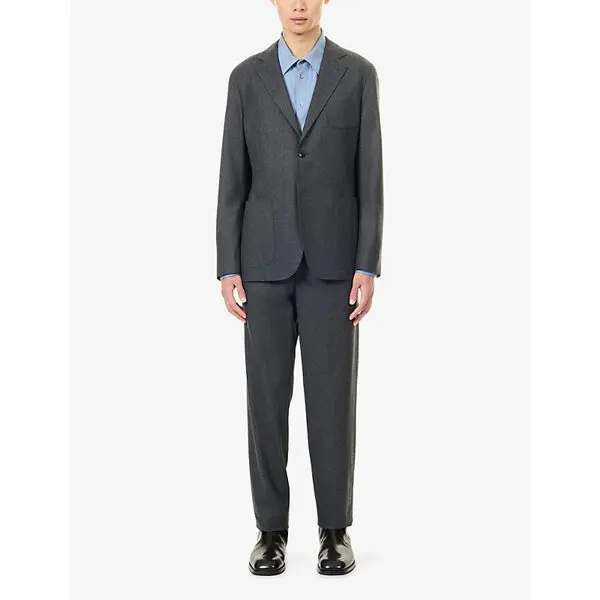 Giorgio Armani Unlined Single-breasted Cashmere Blzzer